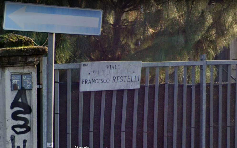 Francesco Restelli, Il Viale In Zona Porta Nuova